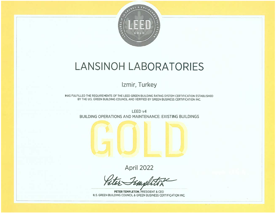 Turkish Factory receives LEED Gold Certification for Environmental Performance | Pigeon Global